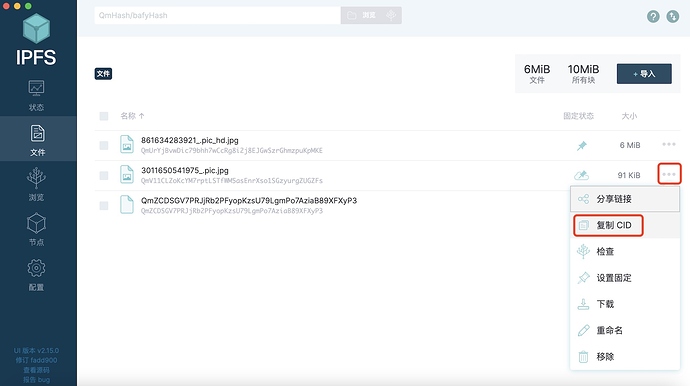 IPFS 快速入门使用指南 - 技术资源分享 - Conflux Forum